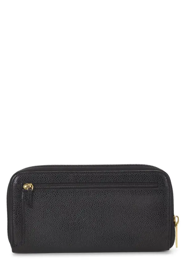 Chanel Caviar Timeless 'cc' Zippy Around Wallet