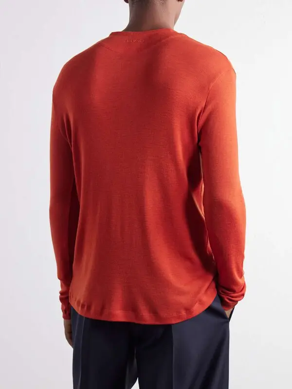 Paul Smith Wool Henley T-shirt