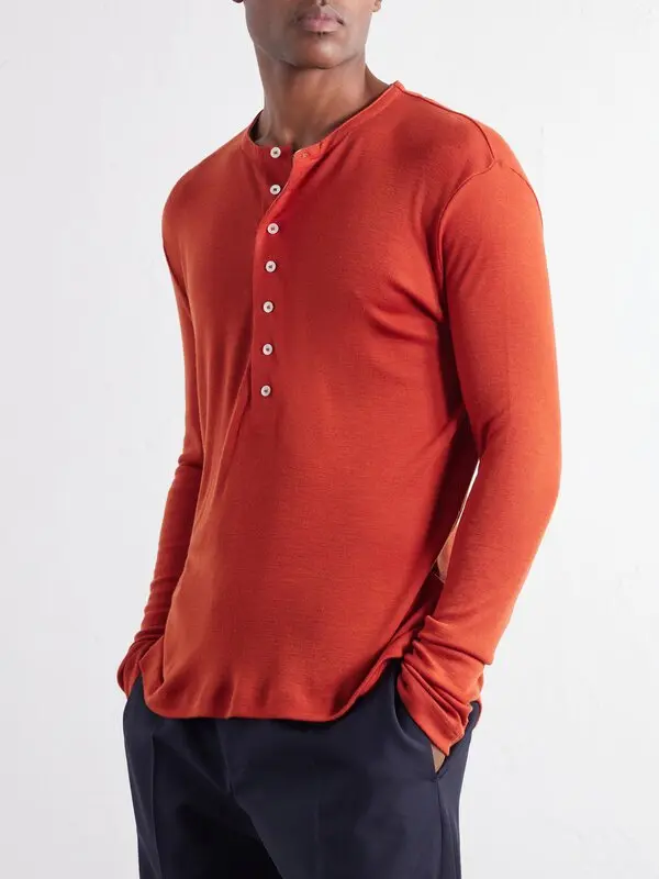 Paul Smith Wool Henley T-shirt