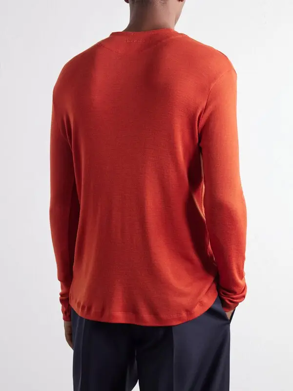 Paul Smith Wool Henley T-shirt