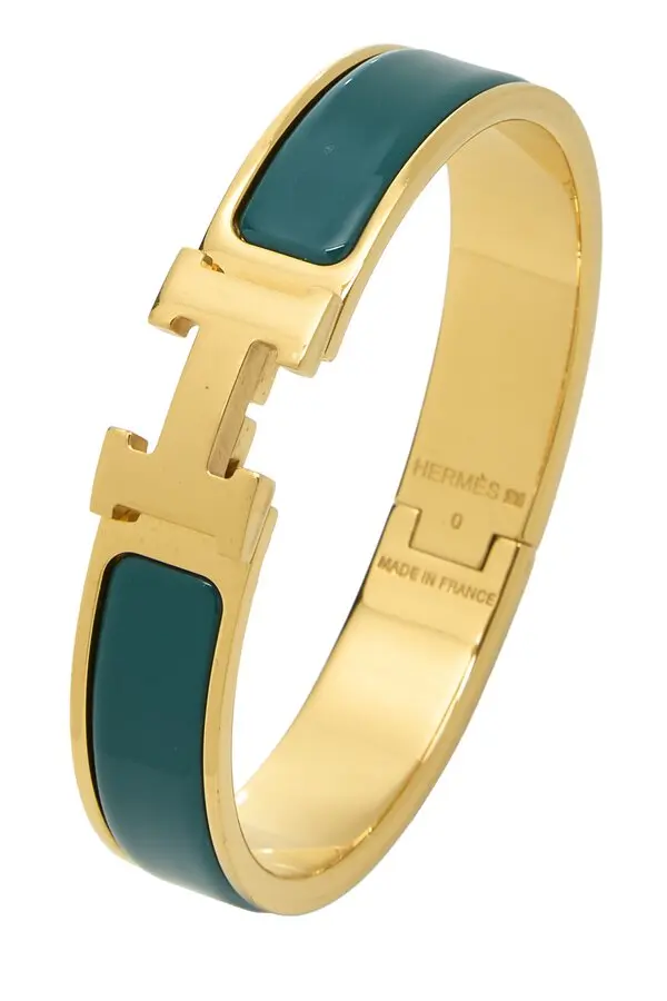 Hermès Clic Clac H Pm Bracelet - Green