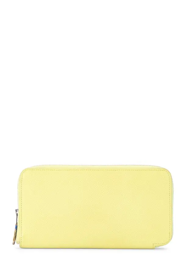Hermès Jaune De Naples Epsom 'in Continental Wallet