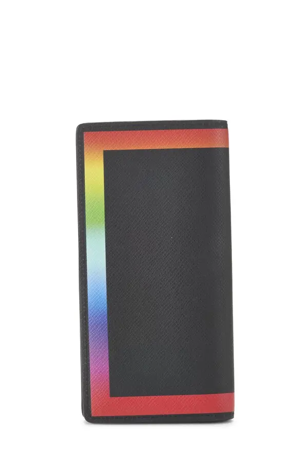 LOUIS VUITTON Taiga Rainbow Brazza Wallet
