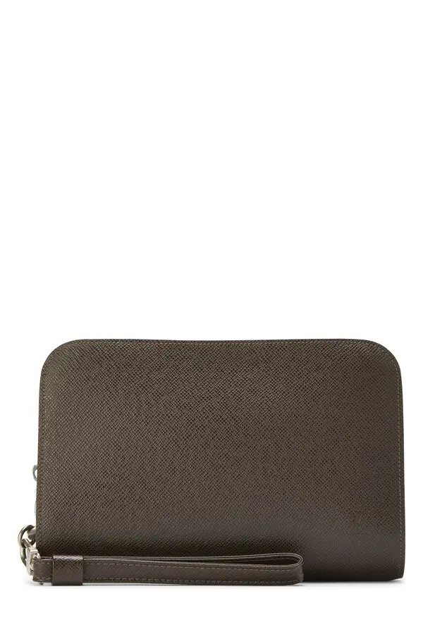 LOUIS VUITTON Taiga Pochette Baikal - Brown