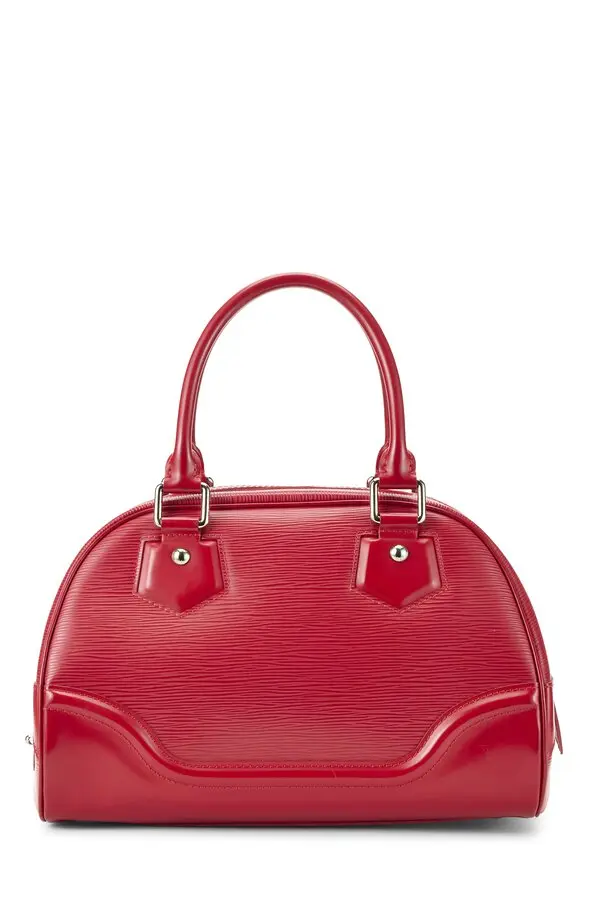 LOUIS VUITTON Coquelicot Epi Bowling Montaigne - Red