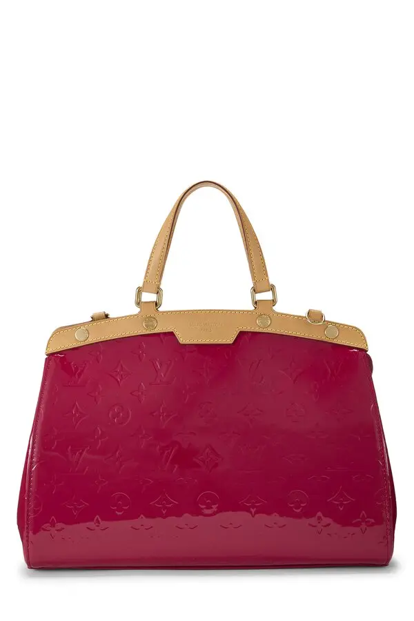 LOUIS VUITTON Rose Pop Monogram Vernis Brea - Pink