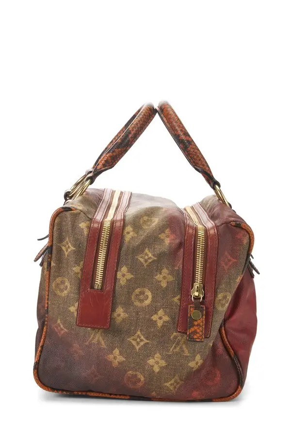 LOUIS VUITTON Richard Prince X Monogram Heartbreak Jokes Handbag