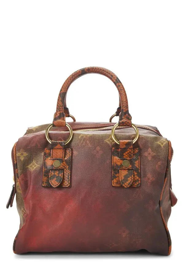LOUIS VUITTON Richard Prince X Monogram Heartbreak Jokes Handbag