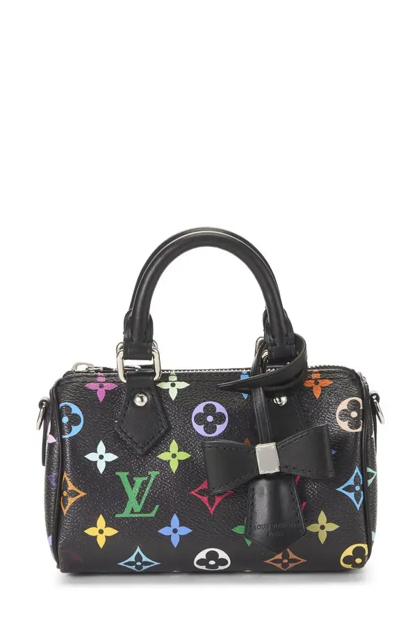 LOUIS VUITTON Monogram Speedy Bandouliere Nano
