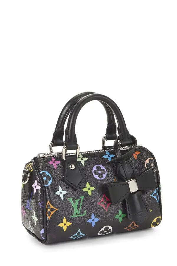 LOUIS VUITTON Monogram Speedy Bandouliere Nano