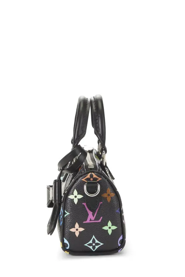 LOUIS VUITTON Monogram Speedy Bandouliere Nano