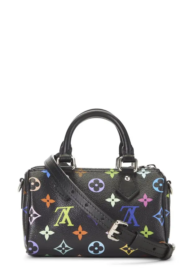 LOUIS VUITTON Monogram Speedy Bandouliere Nano