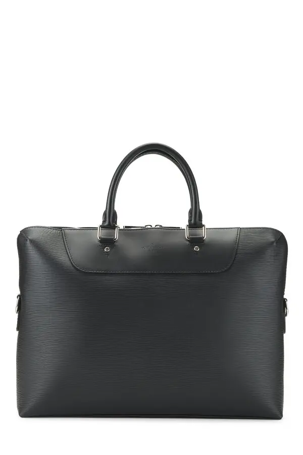 LOUIS VUITTON Epi Porte Documents Jour Briefcase - Black