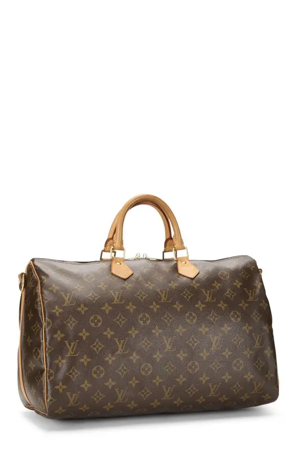 LOUIS VUITTON Monogram Speedy Bandouliere 40