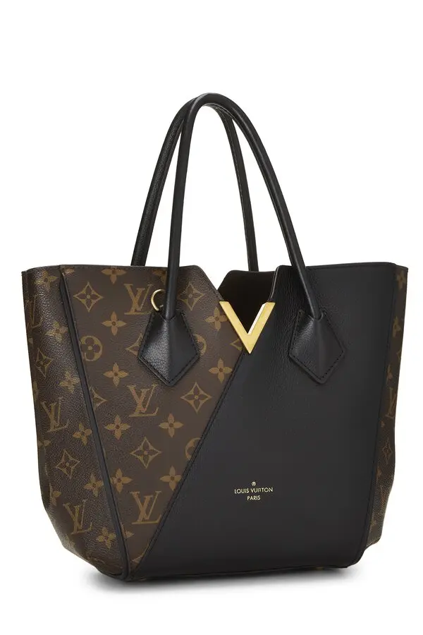 LOUIS VUITTON Monogram Kimono Tote - Black