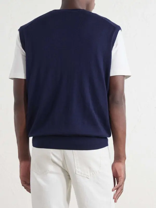 Peter Millar Autumn Merino Wool And Lyocell-blend Vest