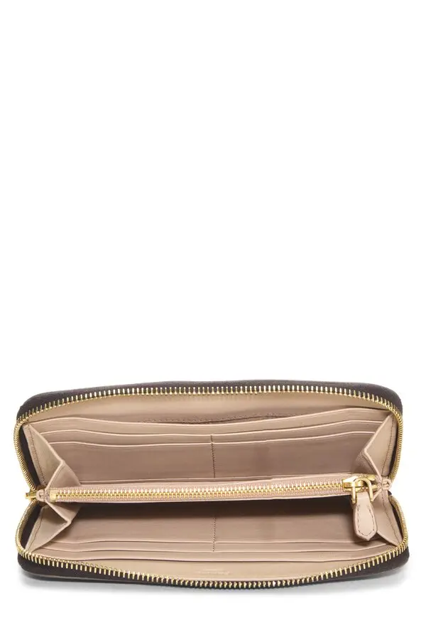 Prada Calfskin Zip Around Wallet