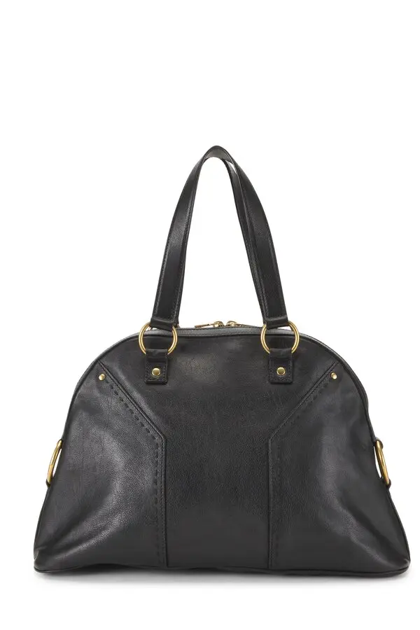 Saint Laurent Grained Leather Muse Top Handle Bag
