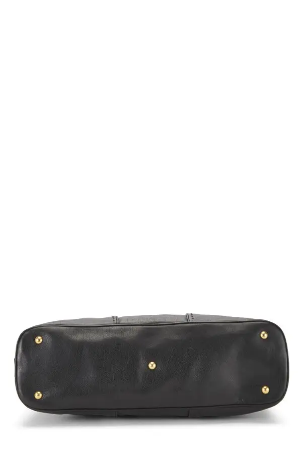 Saint Laurent Grained Leather Muse Top Handle Bag