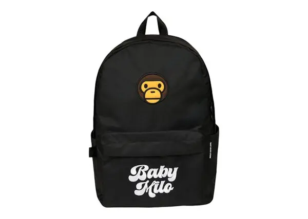 A BATHING APE Baby Milo Store Large Backpack - Black