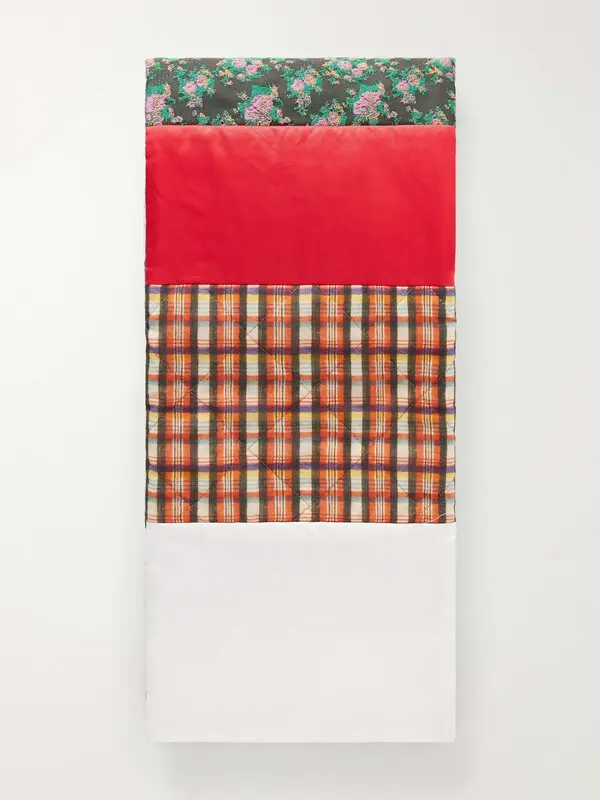 Dries Van Noten Fidelke Patchwork Woven Scarf