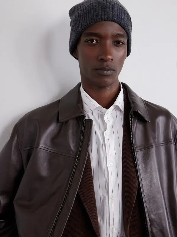 Canali Wool And Cashmere-blend Beanie