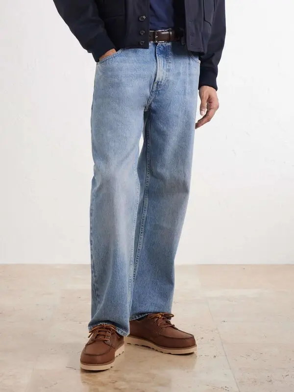 SEBAGO Askook Waxed-leather Boat Shoes