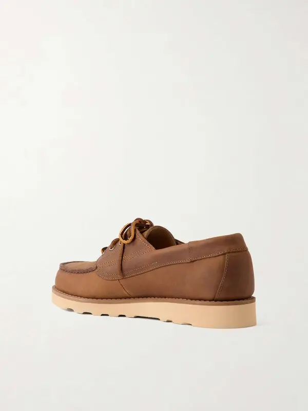 SEBAGO Askook Waxed-leather Boat Shoes