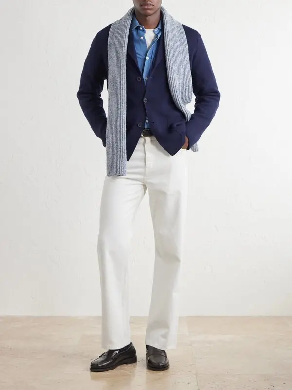 Inis Meáin Ribbed Cashmere Scarf