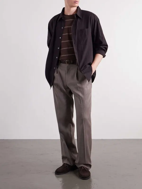Frescobol Carioca Affonso 2.0 Straight-leg Trousers - Beige