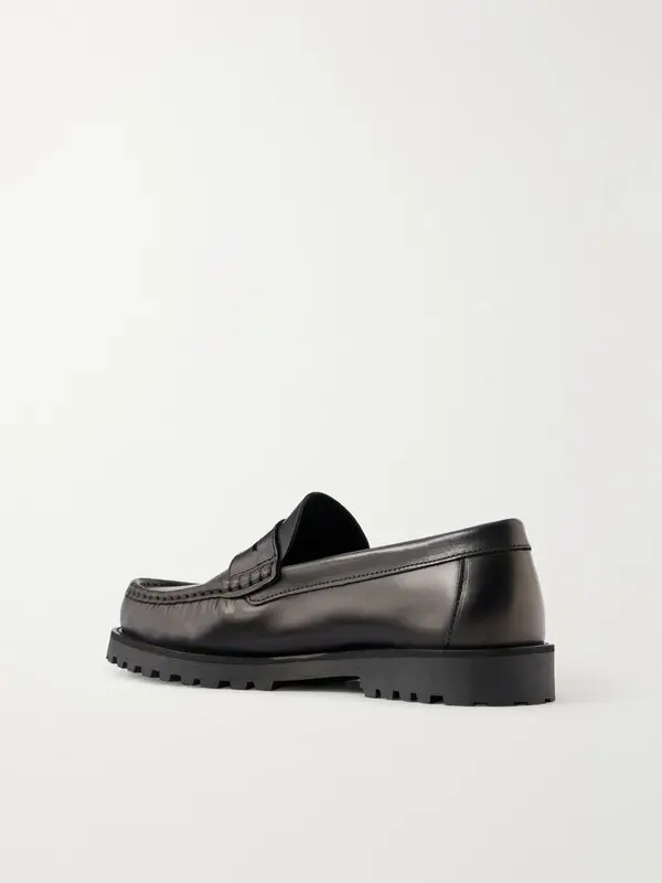 VINNY'S Calf Leather Loafers