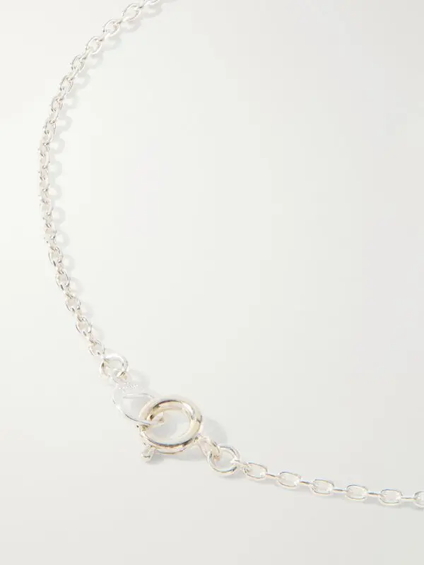 MIKIA Sterling Silver And Malachite Necklace