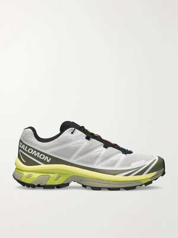 SALOMON Xt-6 Rubber-trimmed Mesh Sneakers
