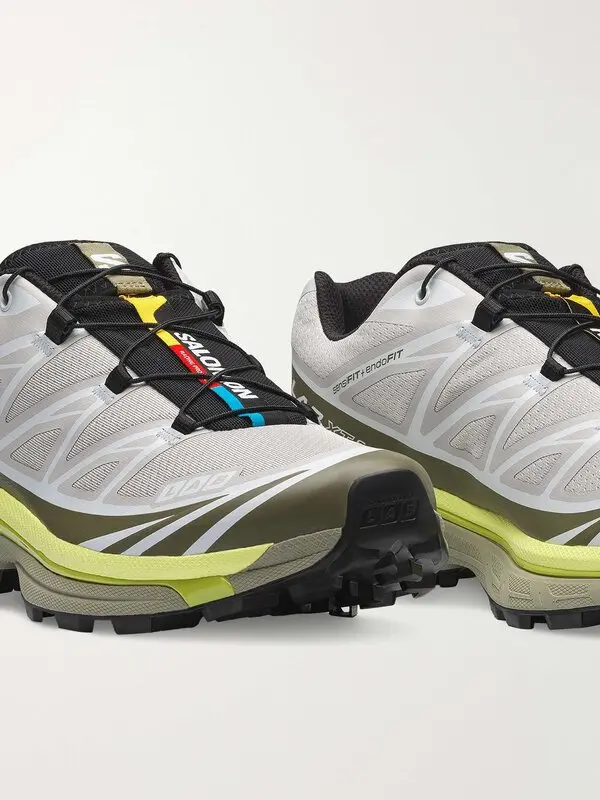 SALOMON Xt-6 Rubber-trimmed Mesh Sneakers