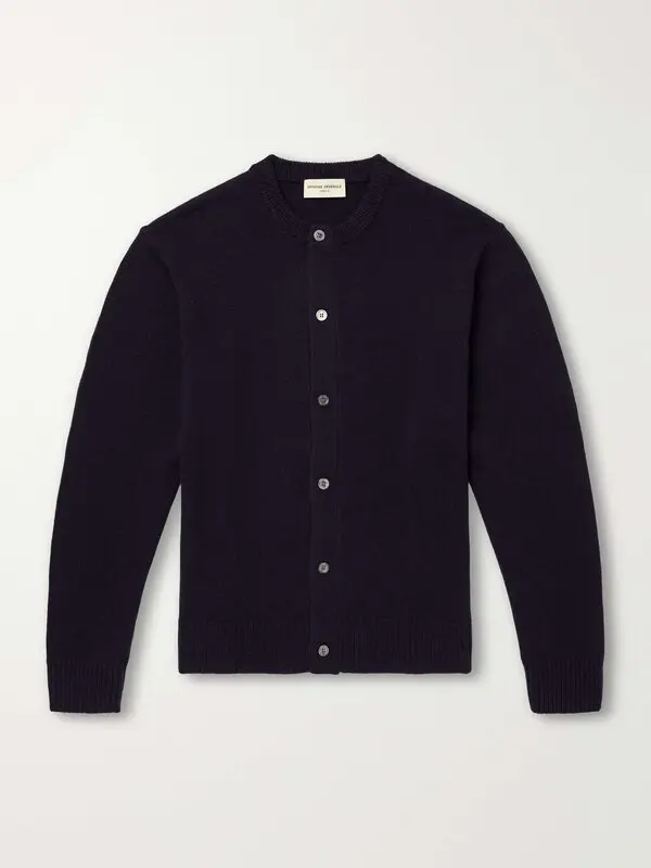 Officine Générale Manoe Merino Wool And Cashmere-blend Cardigan