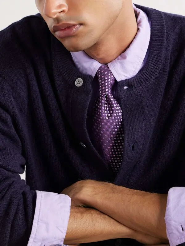 Officine Générale Manoe Merino Wool And Cashmere-blend Cardigan