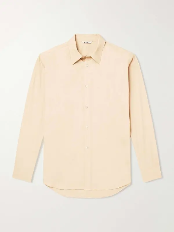 Auralee Finx Cotton-twill Shirt