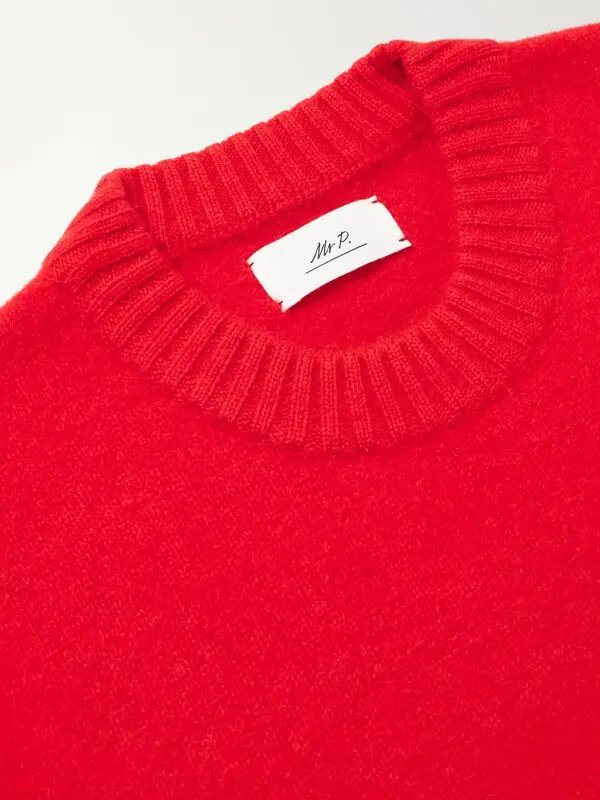 Mr P. Brushed Cashmere Sweater