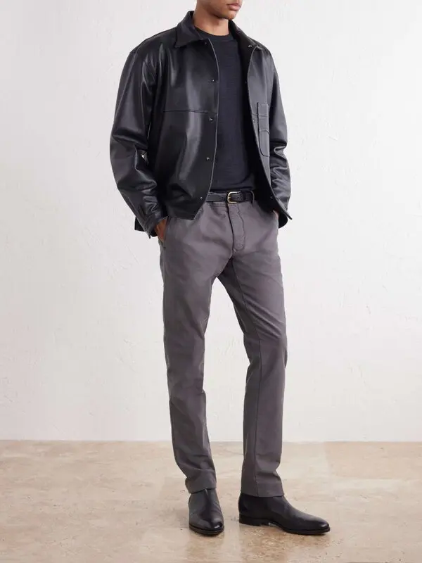 SLOWEAR Zanone Slim-fit Flexwool Sweater