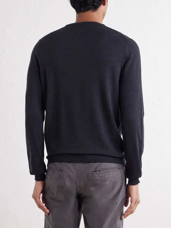 SLOWEAR Zanone Slim-fit Flexwool Sweater