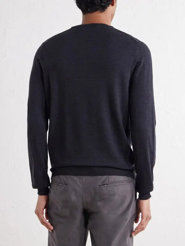 SLOWEAR Fine Knit Sweater - Gray
