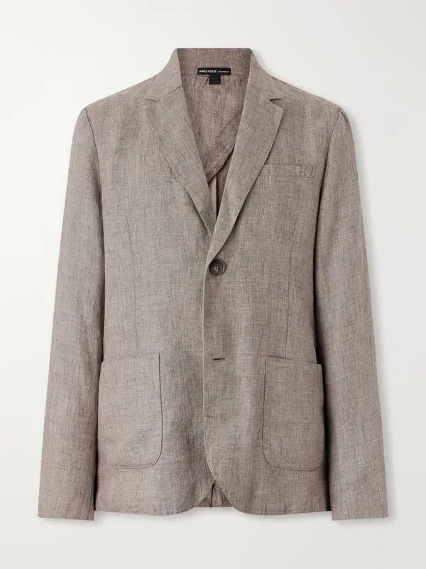 JAMES PERSE Linen Suit Jacket - Neutrals