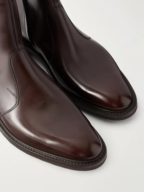 John Lobb Regi Leather Chelsea Boots - Brown