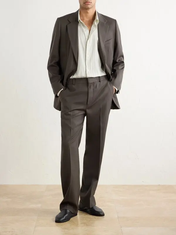 Auralee Wool-gabardine Blazer