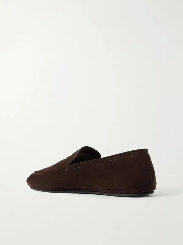 John Lobb Kingstone Suede Slippers