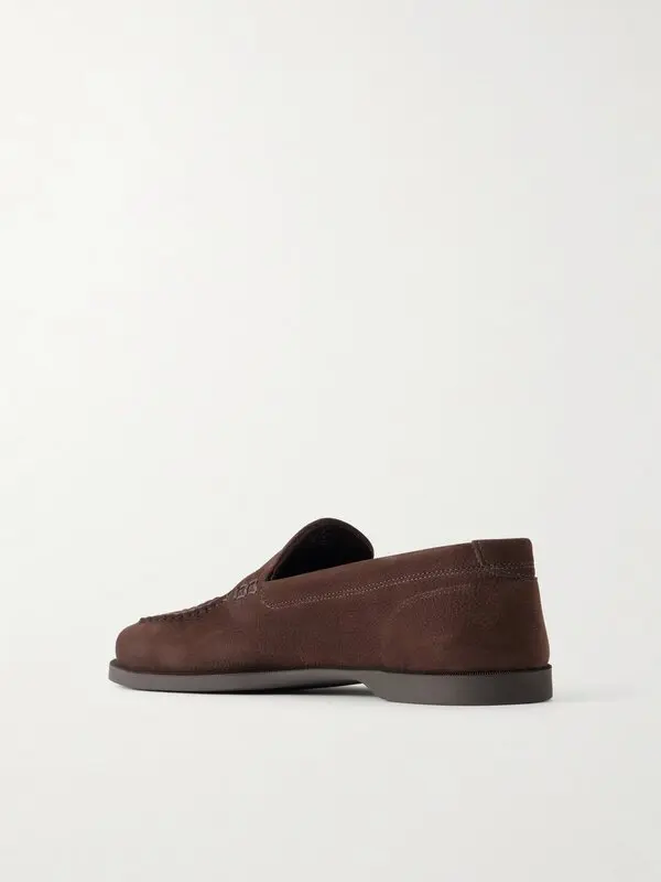 John Lobb Pace Nubuck Loafers