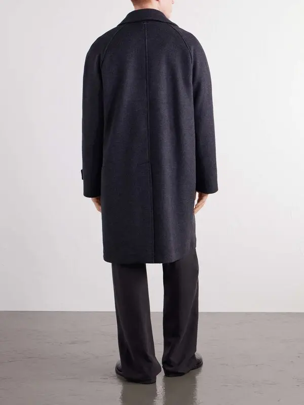 Herno Wool-blend Twill Coat
