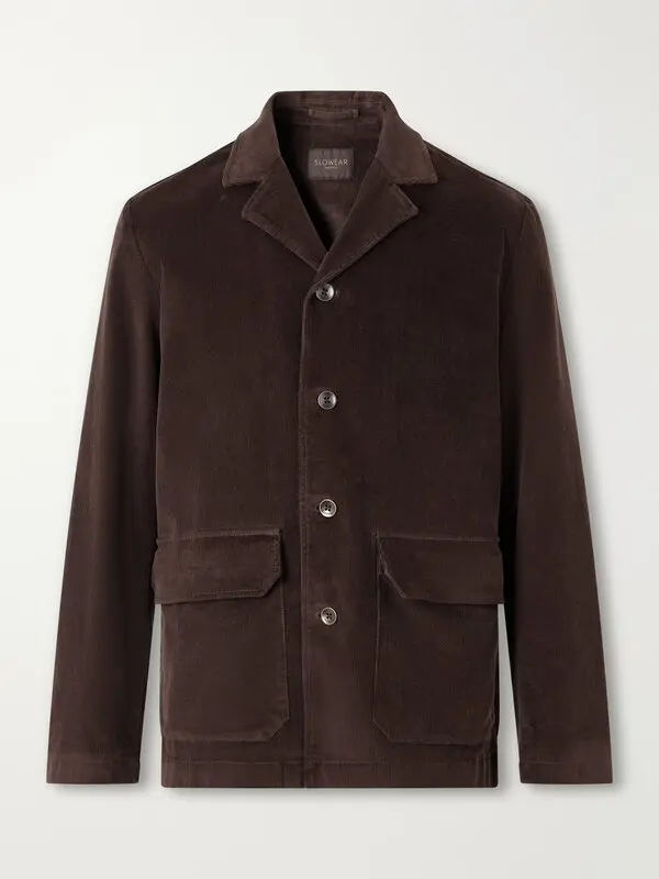 SLOWEAR Incotex Stretch Corduroy Blouson Jacket