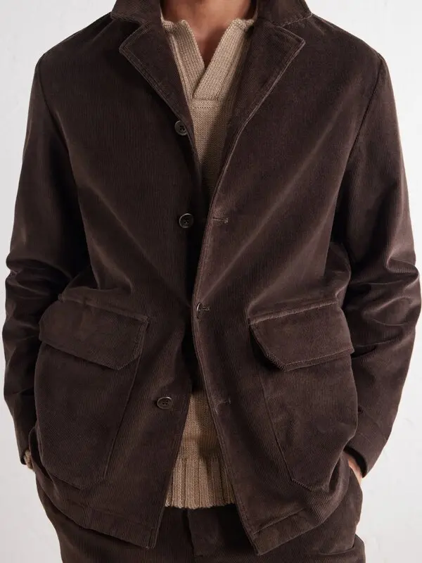 SLOWEAR Incotex Stretch Corduroy Blouson Jacket