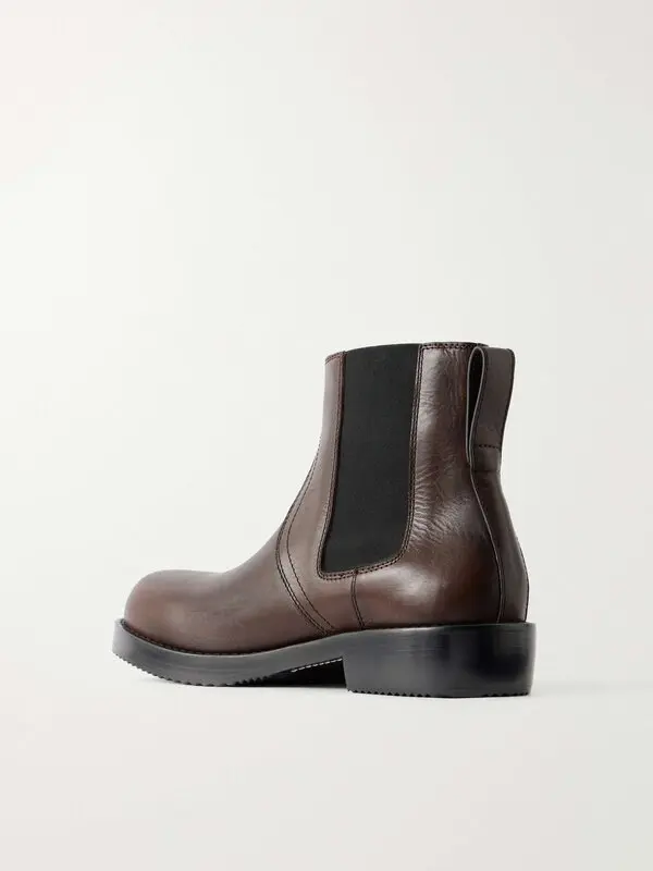 Dries Van Noten Leather Chelsea Boots